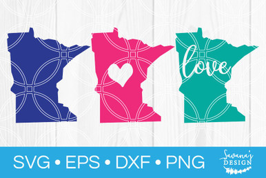 Minnesota SVG - SVG EPS PNG DXF Cut Files for Cricut and Silhouette ...