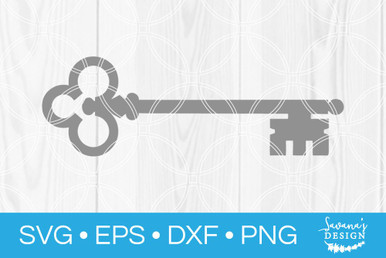 Key SVG - SVG EPS PNG DXF Cut Files for Cricut and Silhouette Cameo by ...
