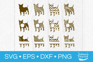 Dog SVG Bundle - SVG EPS PNG DXF Cut Files for Cricut and Silhouette ...