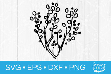 Branch SVG - SVG EPS PNG DXF Cut Files for Cricut and Silhouette Cameo ...