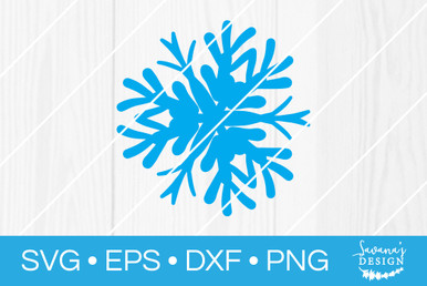 Snowflake SVG v10 - SVG EPS PNG DXF Cut Files for Cricut and Silhouette ...