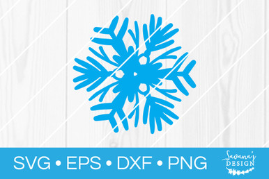 Snowflake SVG v9 - SVG EPS PNG DXF Cut Files for Cricut and Silhouette ...