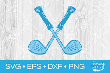 Golf Clubs SVG - SVG EPS PNG DXF Cut Files for Cricut and Silhouette ...
