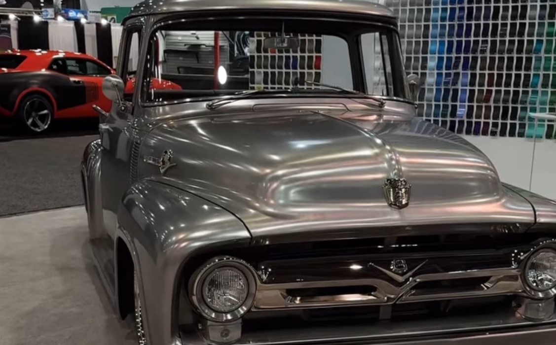 Fat Fender Garage's "Raw 56" Bare Metal F100 / SEMA 2024 - Apex Leather