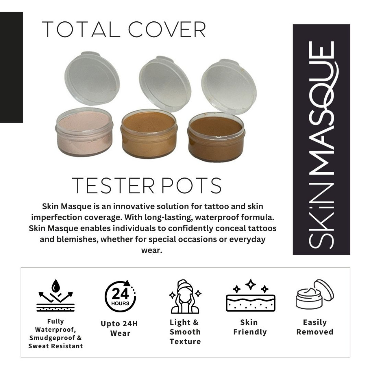 Skin Masque - Total Cover. 9g Sample Pots