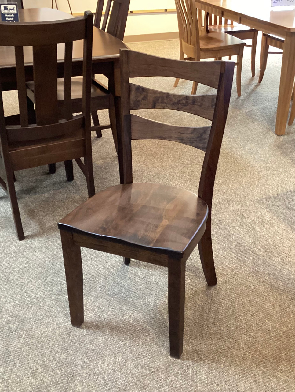 Amish Boat-Shape Dining Table in Sap Cherry Custom Dining
