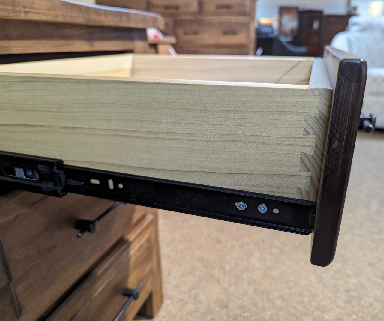 Yoder's Hand Planed Amish Solid Maple 3 Drawer Nightstand