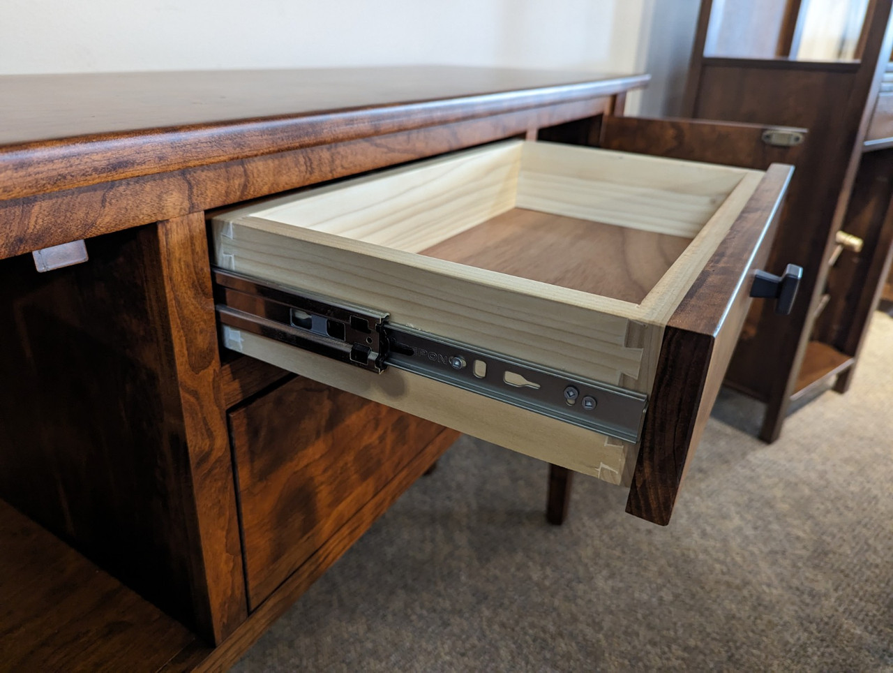 Amish Handcrafted Solid Cherry Sideboard