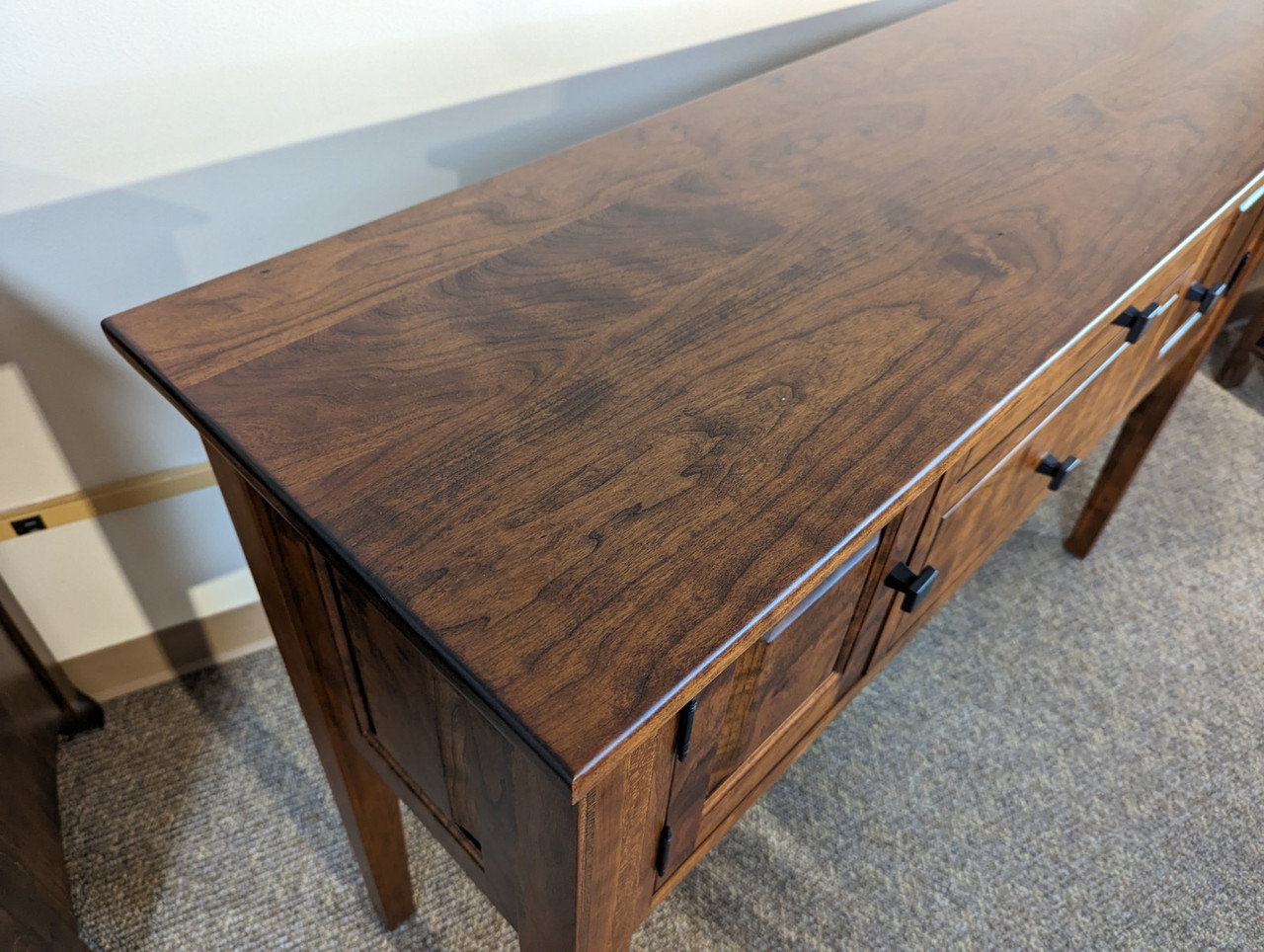 Amish Handcrafted Solid Cherry Sideboard