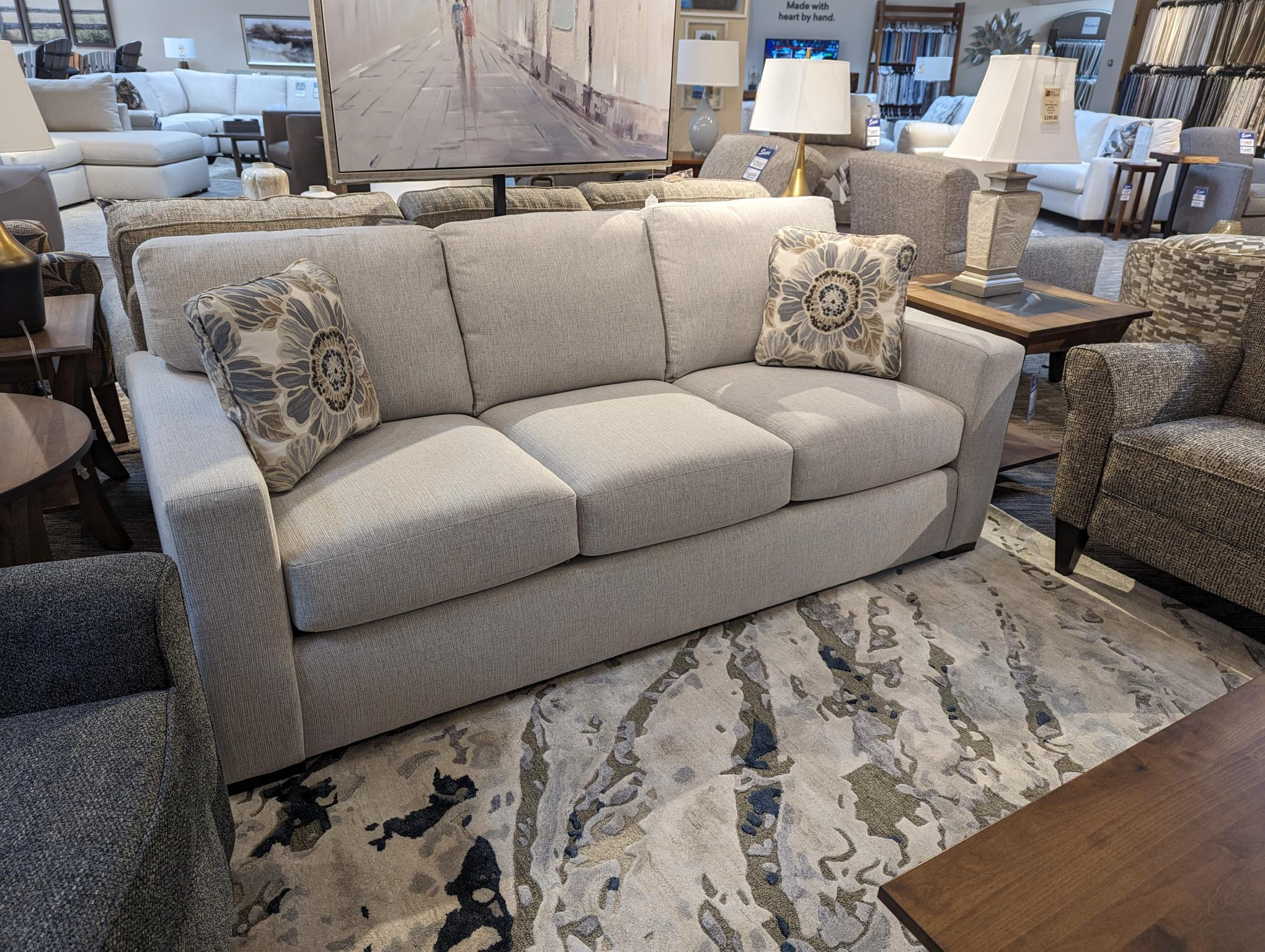 Bassett Anson Sofa - 82" Track Arm Sofa