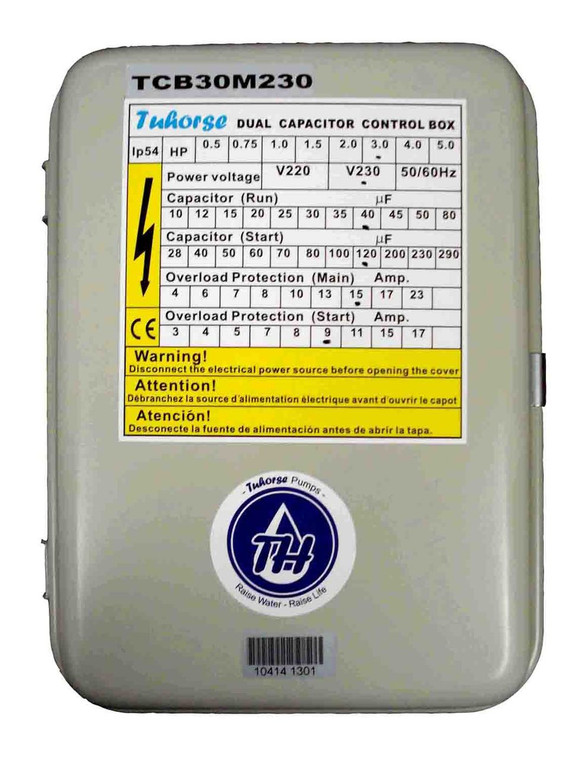 Well Pump Control Boxes | 3HP 230V Single Phase Control Box | Tuhorse