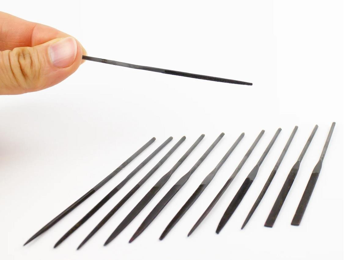 Excel 12-Piece Assorted Steel Needle File Set 55607 - Retro Hobby