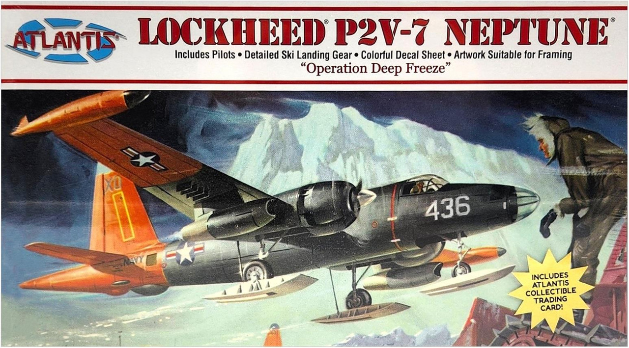 Atlantis 1:104 Scale Lockheed P2V-7 Neptune Model Kit H170 - Retro Hobby