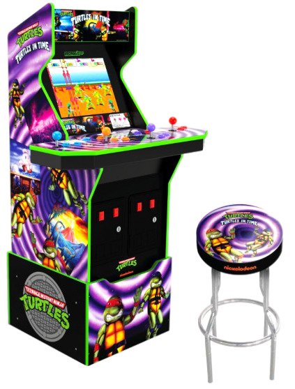 Arcade1Up TMNT Turtles in Time 4-Player Arcade Game | Toymate