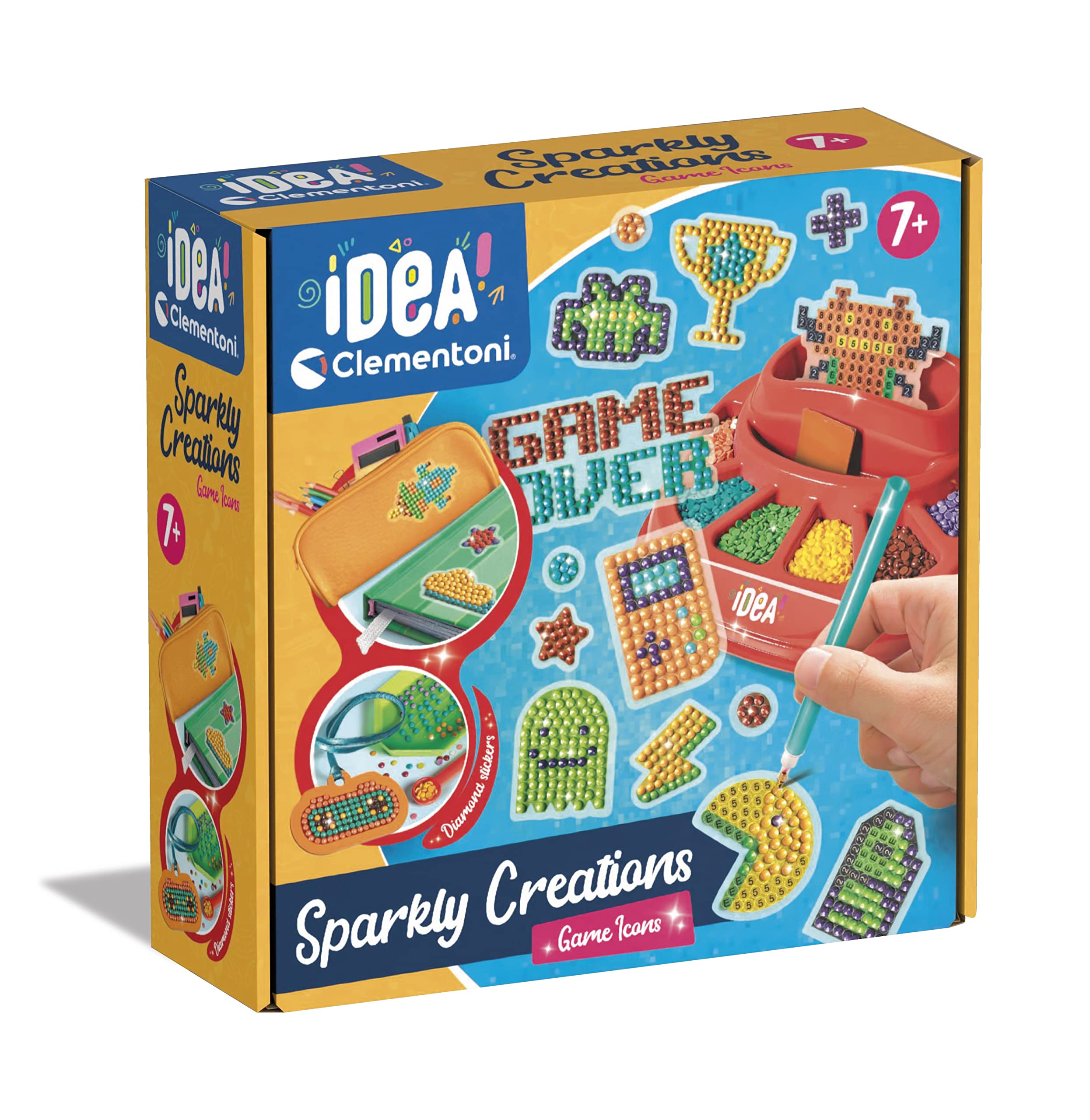 Clementoni IDEA Sparkly Creations - Game Icons | Toymate