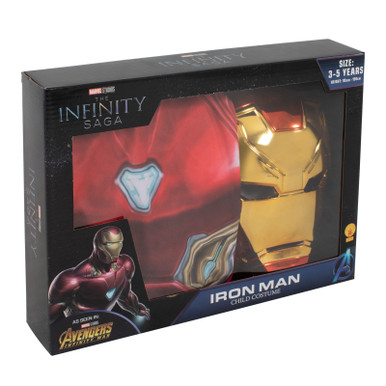 Iron Man Costume Box Set 3-5yrs | Toymate