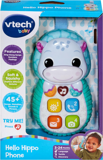 VTech Blue Hello Hippo Phone | Toymate