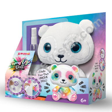 Panda Spray Dye Doll | Toymate
