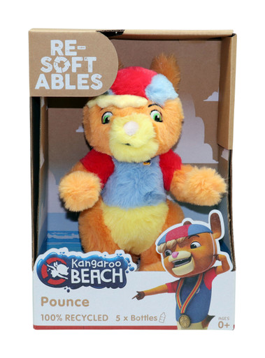 Kangaroo Beach Resoftables 10" Plush | Toymate