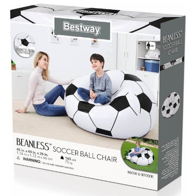 Bestway Beanless Soccer Ball Chair | Toymate