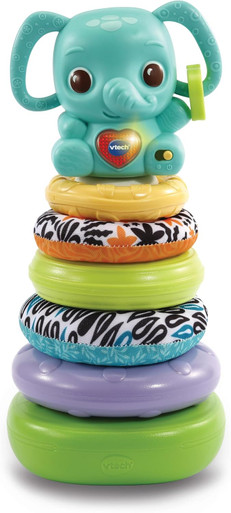 Vtech Stack, Rattle & Link Elephant | Toymate