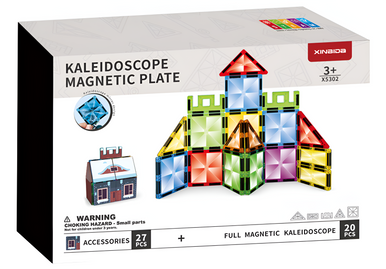 Wondermags Magnetic Tiles Cottage & Bridge 47pcs | Toymate