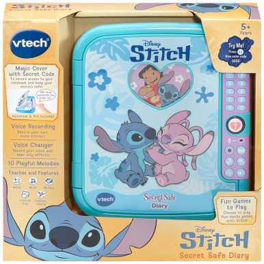 VTech Disney Stitch Secret Safe Diary | Toymate