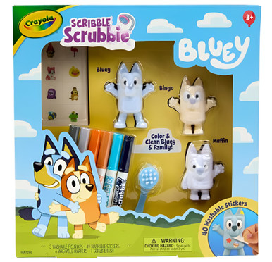 Crayola Scribble Scrubbie Bluey Deluxe Set | Toymate