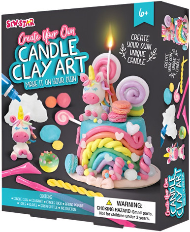 Creat Your Own Candle Clay Art - Cake | Toymate