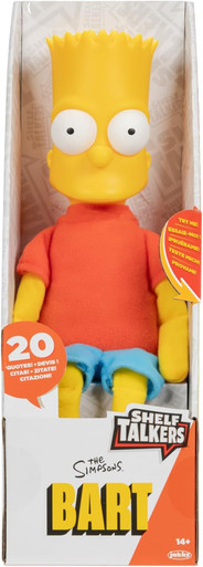 The Simpsons - Bart Simpson Shelf Talkers 12inch Talking Doll | Toymate