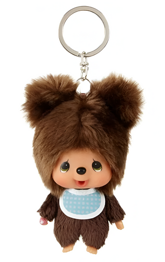 Monchhichi - Big Head Super Small Kuma (Bear Cub) Keychain | Toymate