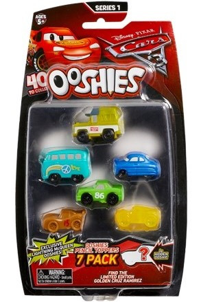 Cars Ooshies 7 Pack Assorted | Toymate | Action Figures & Hero Play