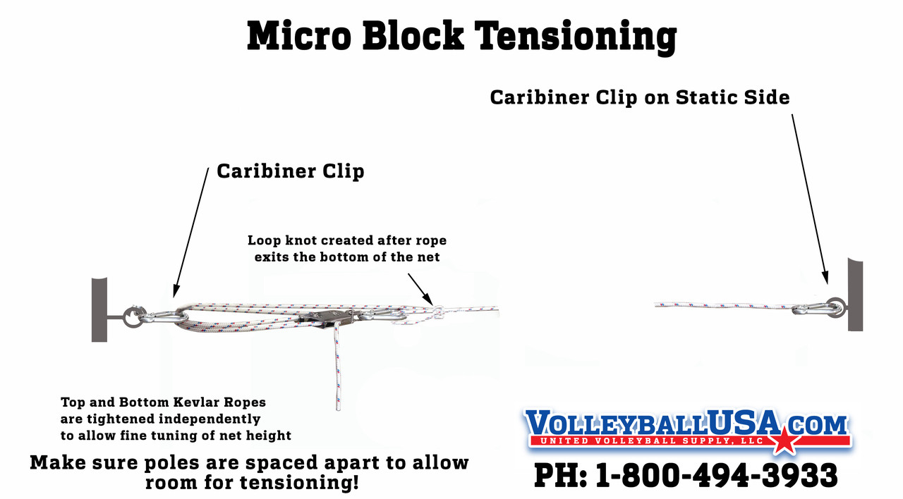 Stainless Steel Block Bottom Net Tensioner - VolleyballUSA.com / United ...