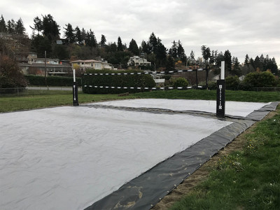 Basic Tarp Style Beach Volleyball Court Covers