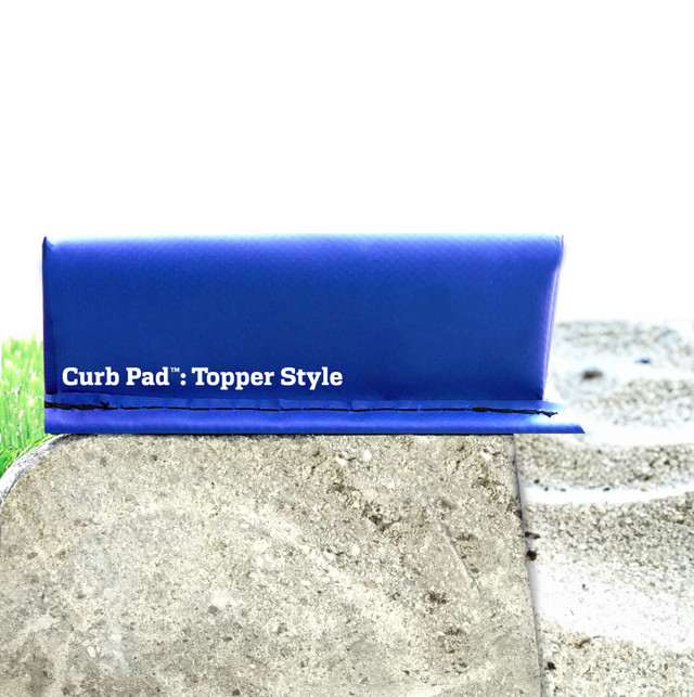 Curb PadTM: Concrete / Landscape Timber Curb Padding