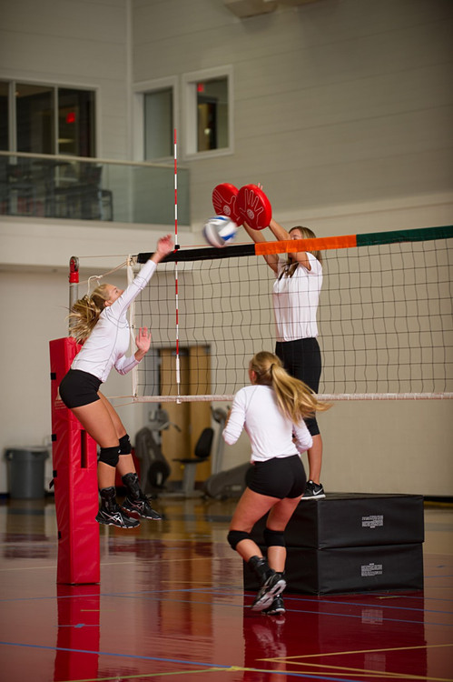 Round Blocking Pad Set - VolleyballUSA.com / United Volleyball Supply, LLC.