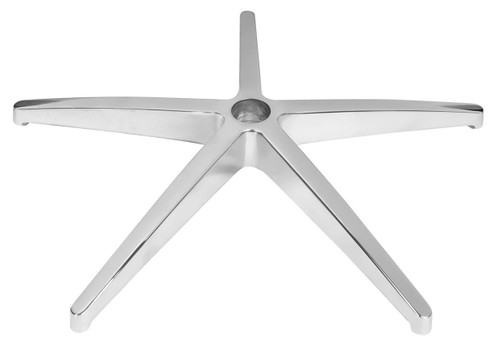 AL-G350 - 27" Polished Aluminium Base - The Chair Clinic Ltd