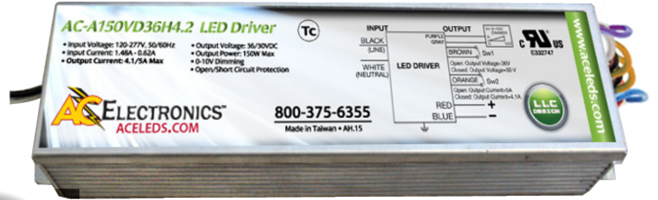 150W Constant Voltage LED Driver AC Electronics