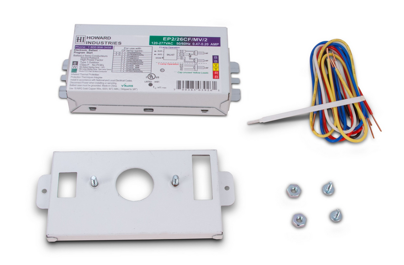 EP2/26CF/MV/K2 Howard CFL Ballasts