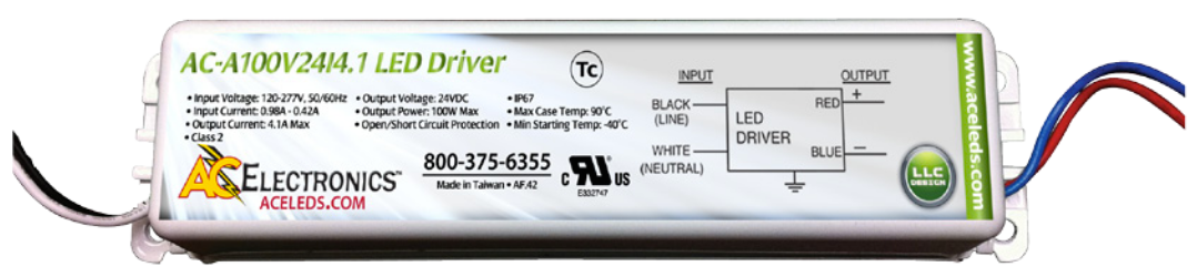 100W Constant Voltage LED Driver AC Electronics