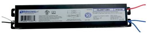 ISL296T12MV Robertson T12 Electronic Fluorescent Ballast