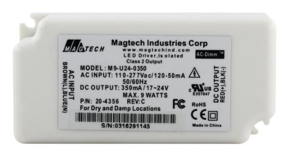 M9-U24-0350 Magtech LED Driver | 9W 350mA Dimming