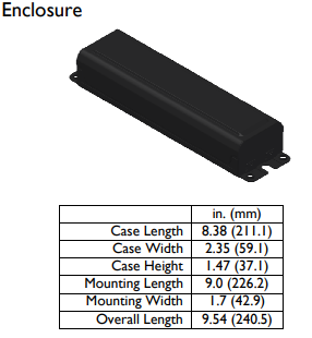 LEDINTA0024V41DLO Advance Xitanium Constant Voltage LED Driver | 100W ...