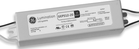 GEPS12-180U-NA GE Lighting 180W 12VDC Power Supply