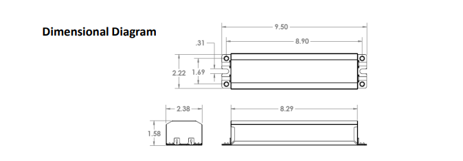 D23CC90UNVT-F Unversal Everline Tunable LED Driver | 90W 2300mA