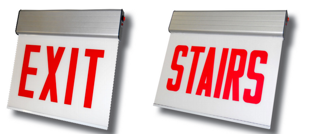 CAELXTE Chicago-Approved LED Emergency Exit or Stairs Sign