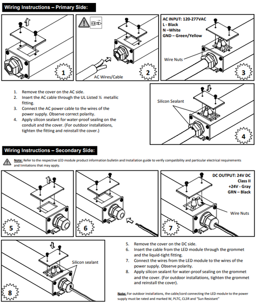 OT96W/24V/UNV/JBX | Osram OPTOTRONIC LED Driver | 96W 24V J-Box