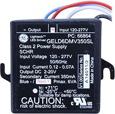 GELD6DMV350SL GE Lightech (66864) LED Driver | 6W 350mA