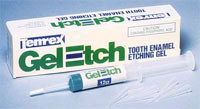 Gel-Etch etching gel, 35% phosphoric acid, 12 gram syringe with 25 ...