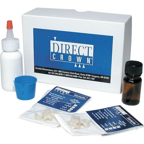 Direct Crown Adult Small, Upper Right, Molar, 8/Pkg - Dental Wholesale ...